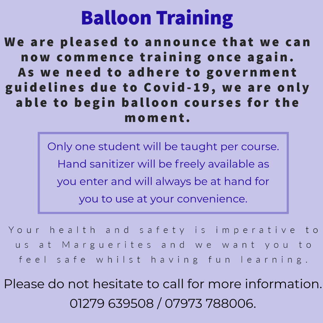 balloon training is back 2 | M a r g u e r i t e s
